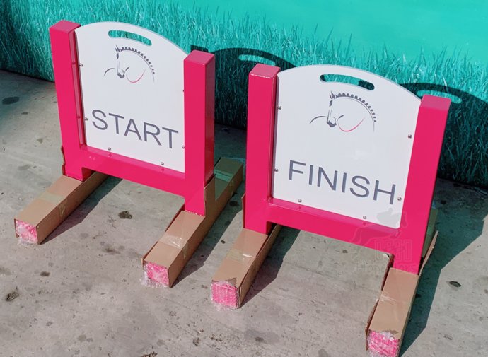 Jump Numbers & Flags & Start/Finish