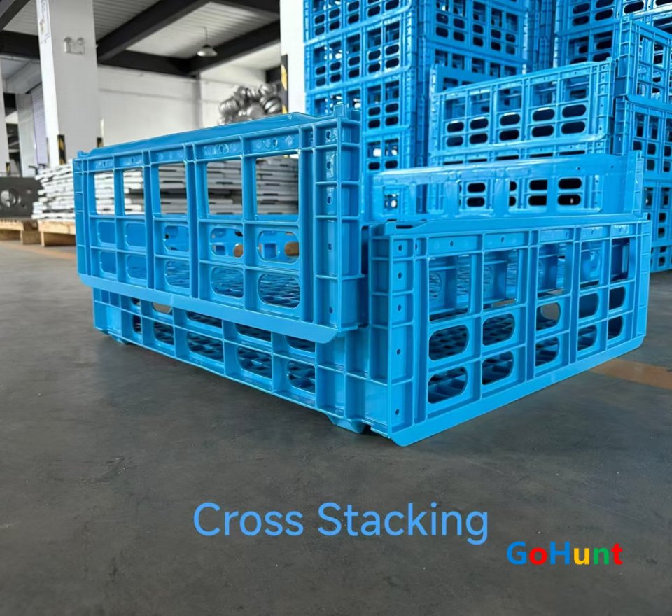 HDPE Stacking Ventilated Nest Container Basket
