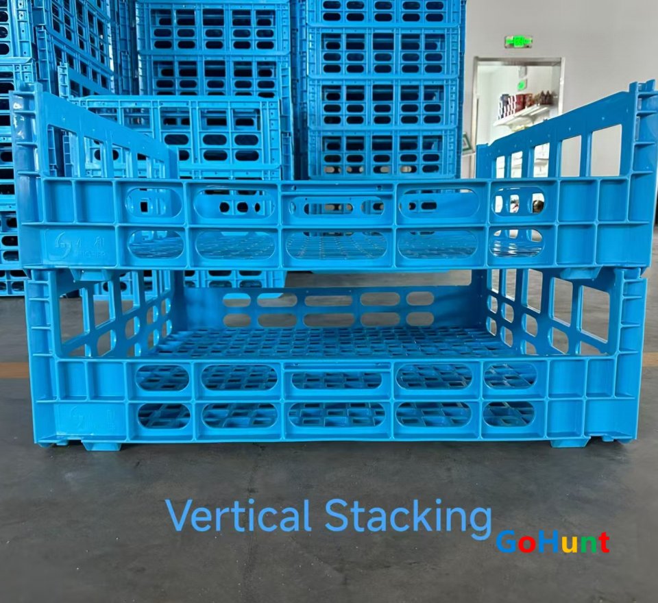 HDPE Stacking Ventilated Nest Container Basket